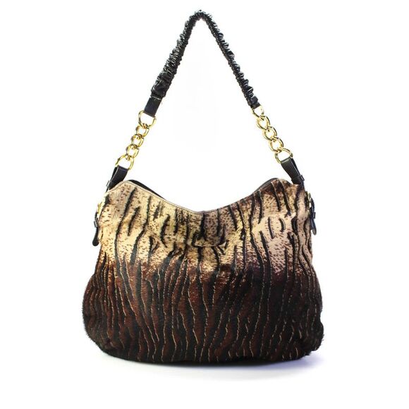 Stefano Bravo | Bags | Stefano Bravo Womens Striped Two Toned Gold ...